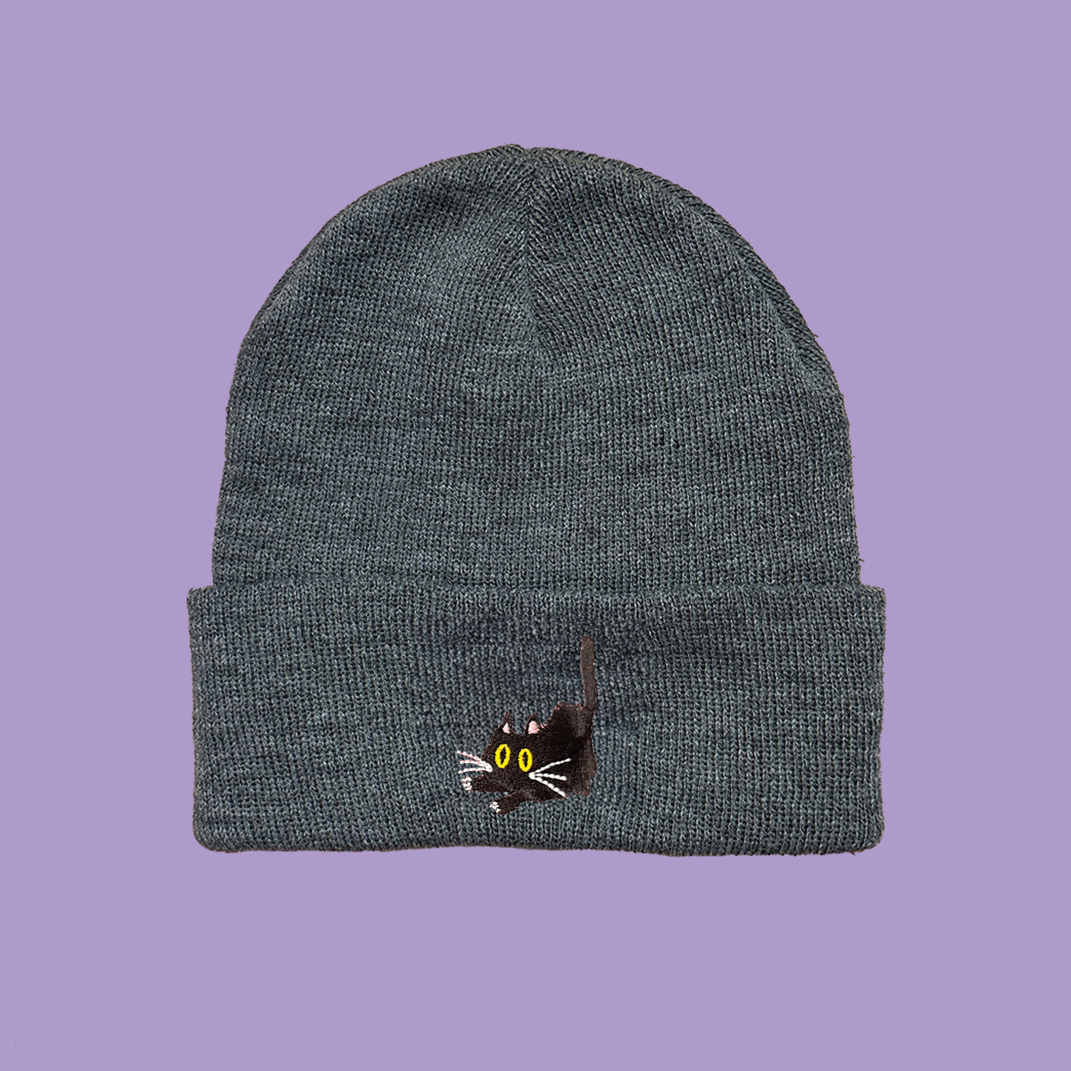 MAKE Original - Scaredy Cat - Adult Cuffed Toque Light Grey – MAKE ...