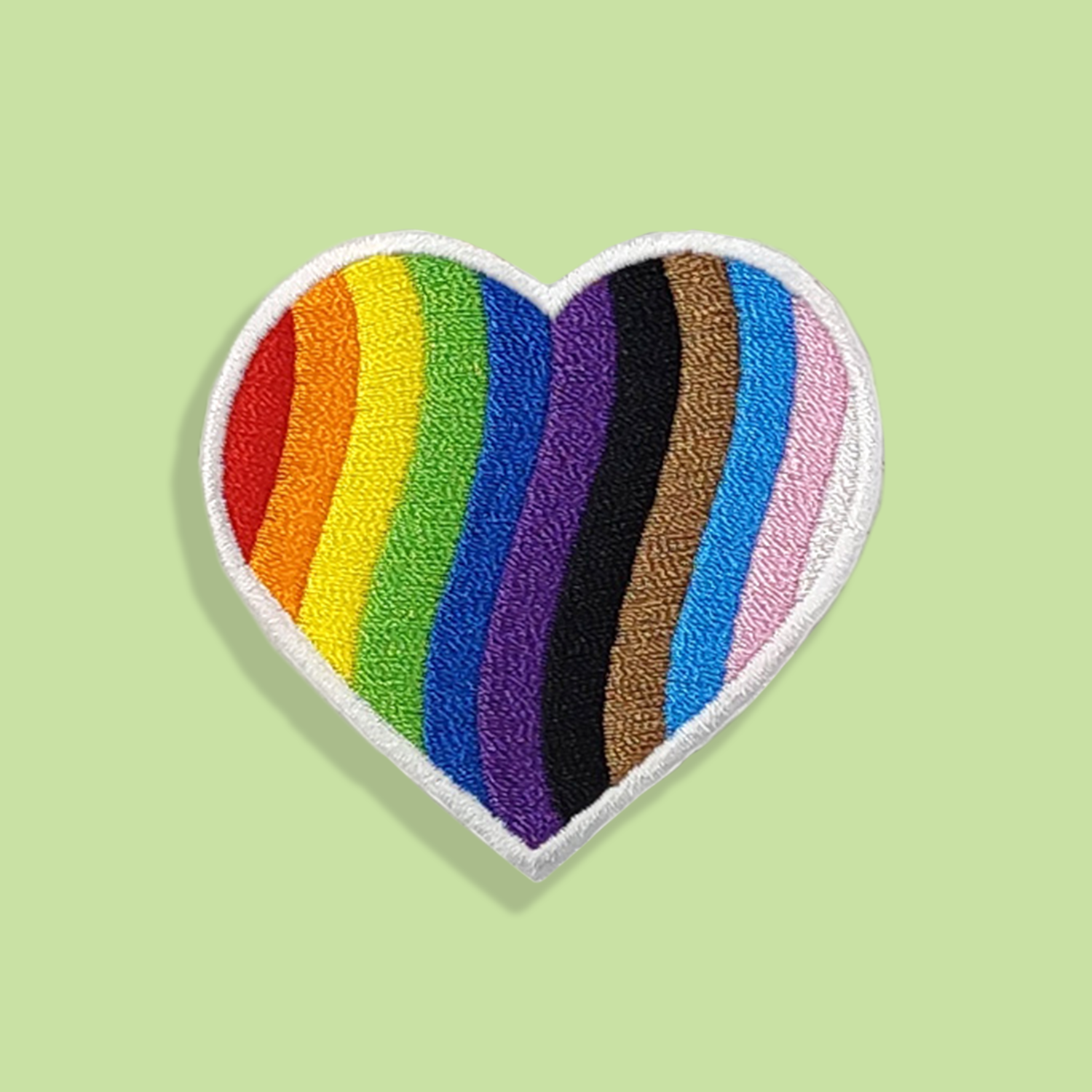 MAKE Original - Pride Wavy Heart - Patch – MAKE Vancouver