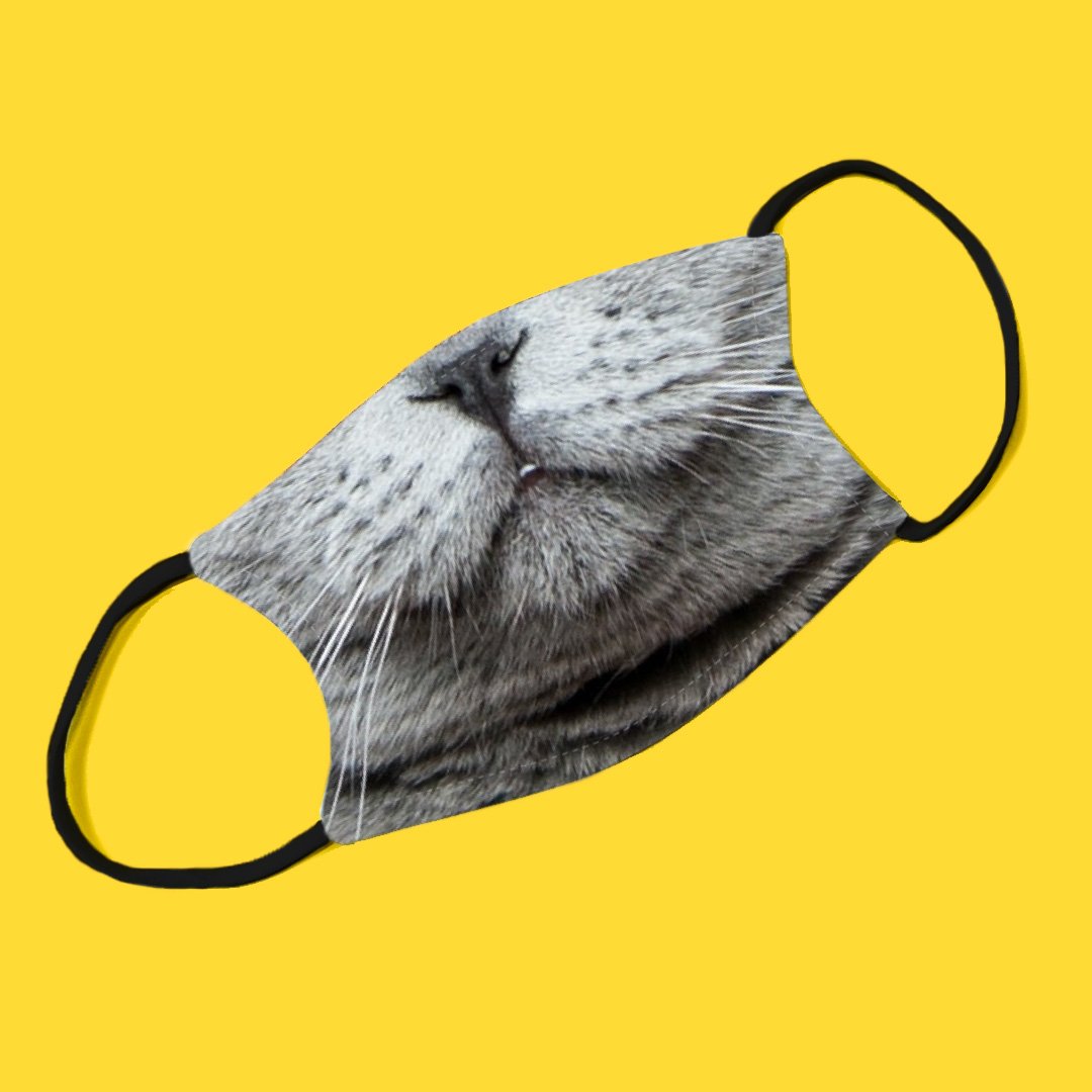 Russian Blue Cat Make Original Face Mask ADULT – MAKE Vancouver