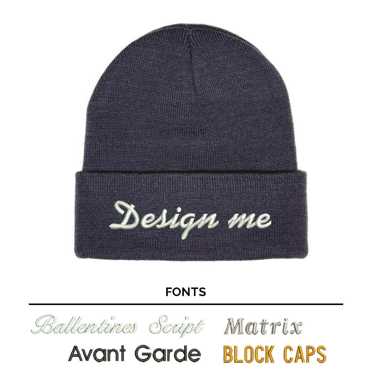 Custom Text Embroidered Toque – MAKE Vancouver