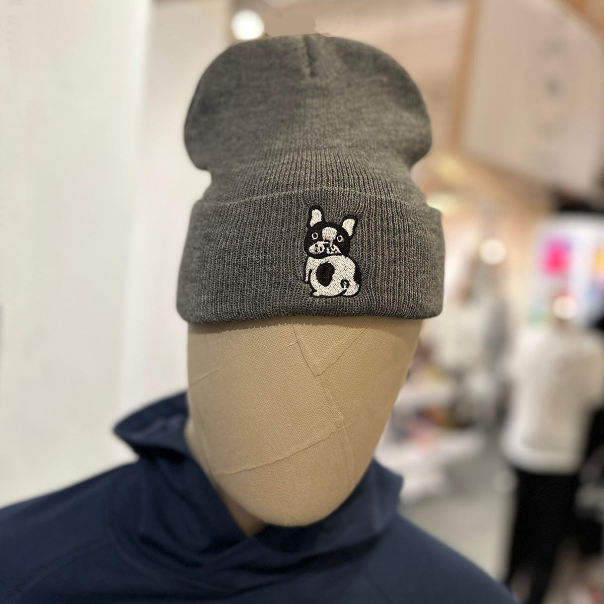 Frenchie Butt MAKE Original Slate Grey Cuffed Toque – MAKE Vancouver