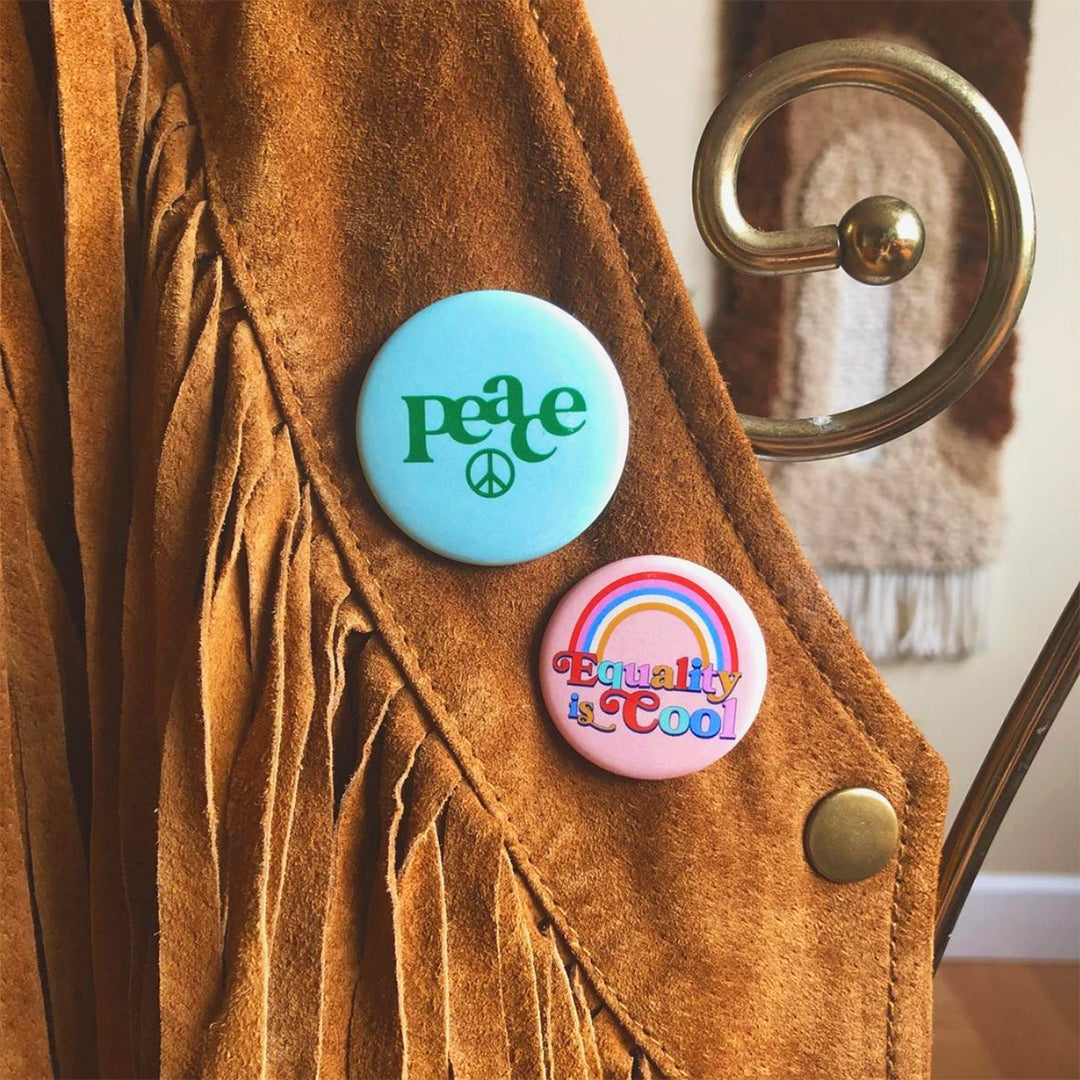 MAKE Original - Equality Is Cool Angie Q Coates - Button Pin – MAKE ...